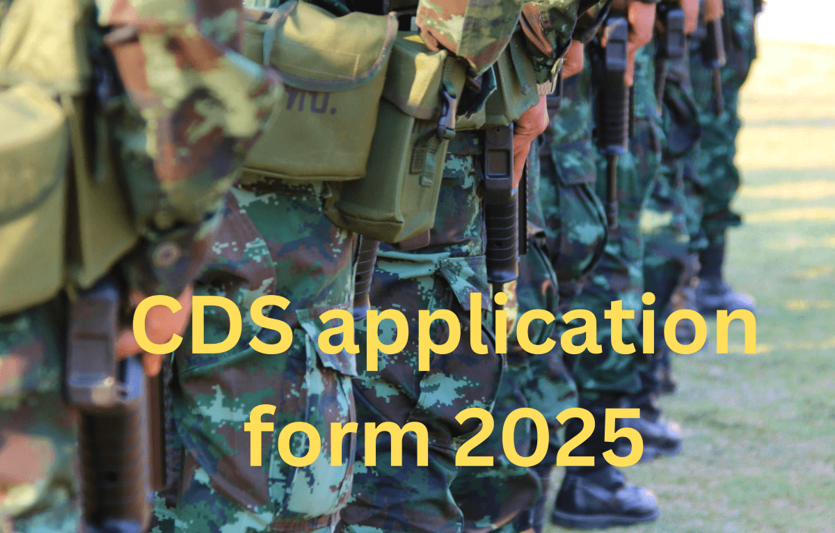 CDS application form notification 2025 Apply online - GOVT JOBB